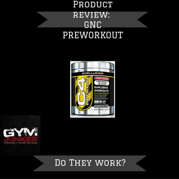 Best GNC Pre Workouts | Gym Junkies